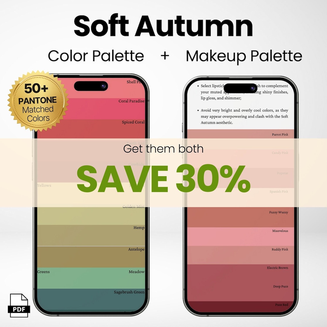 Soft Autumn Color Palette + Makeup Palette and Tips | Color Analysis ...