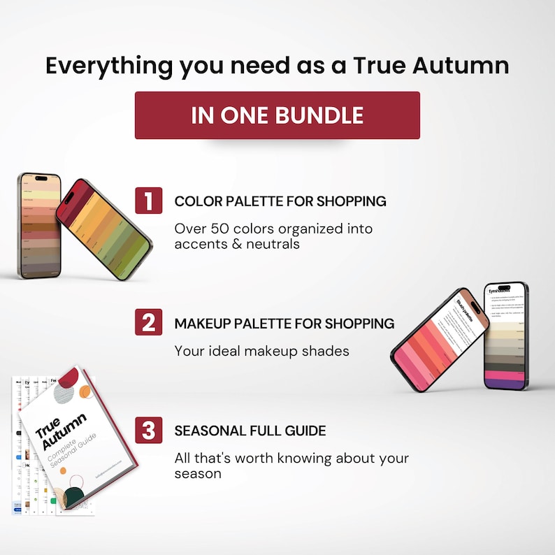 True Autumn Color Palette Super Bundle: Seasonal Style Guide - Etsy
