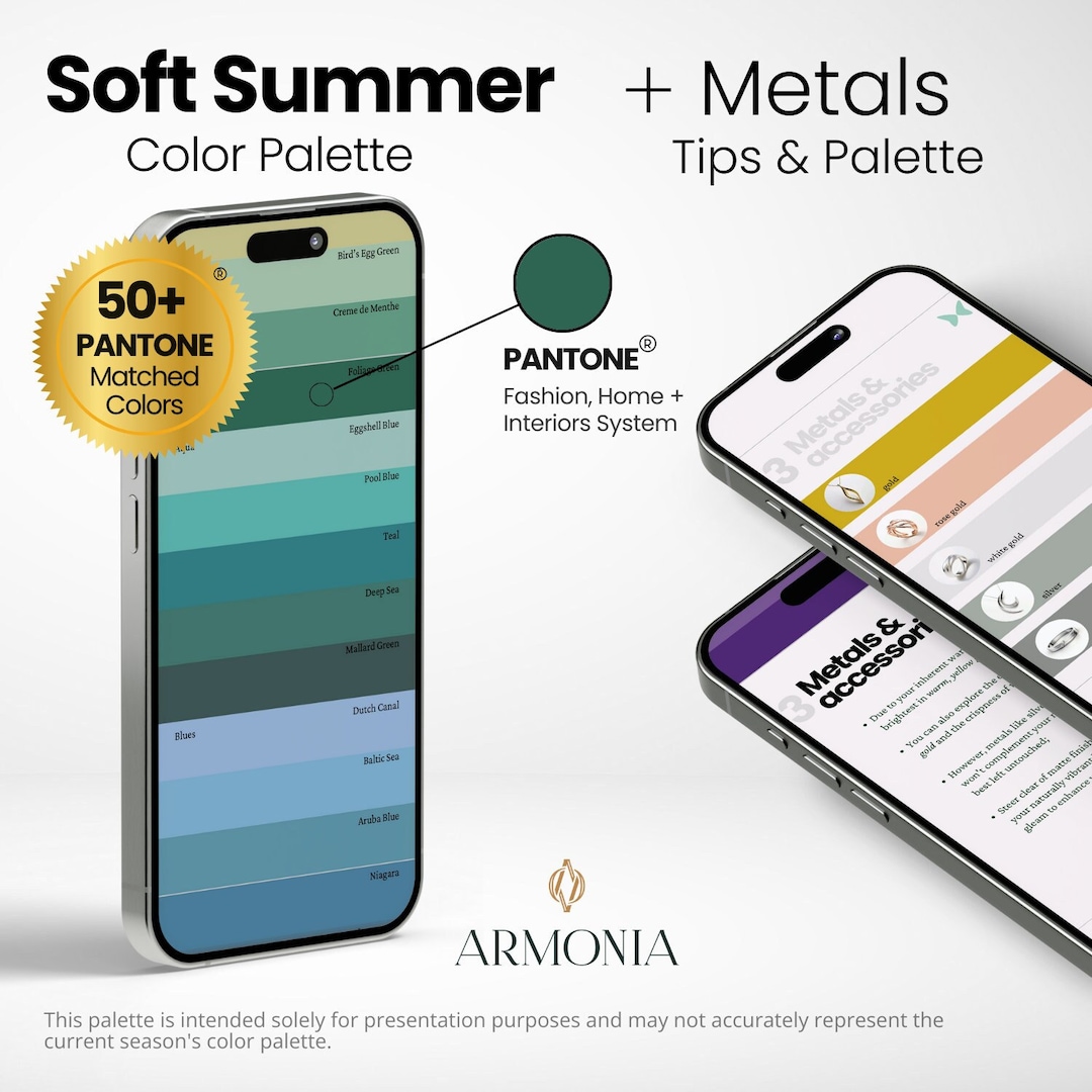 Soft Summer Color Palette for Shopping + Metals | Color Analysis ...