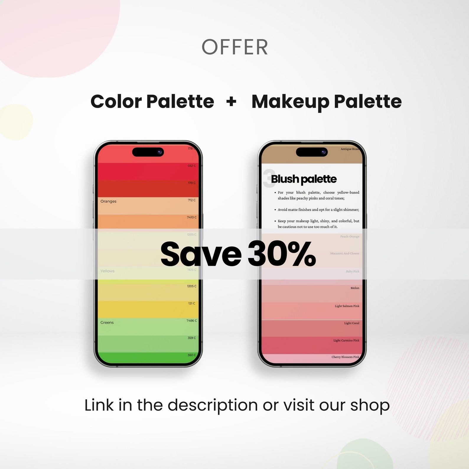 Light Spring Makeup Palette for Shopping With Tips Included | Color ...