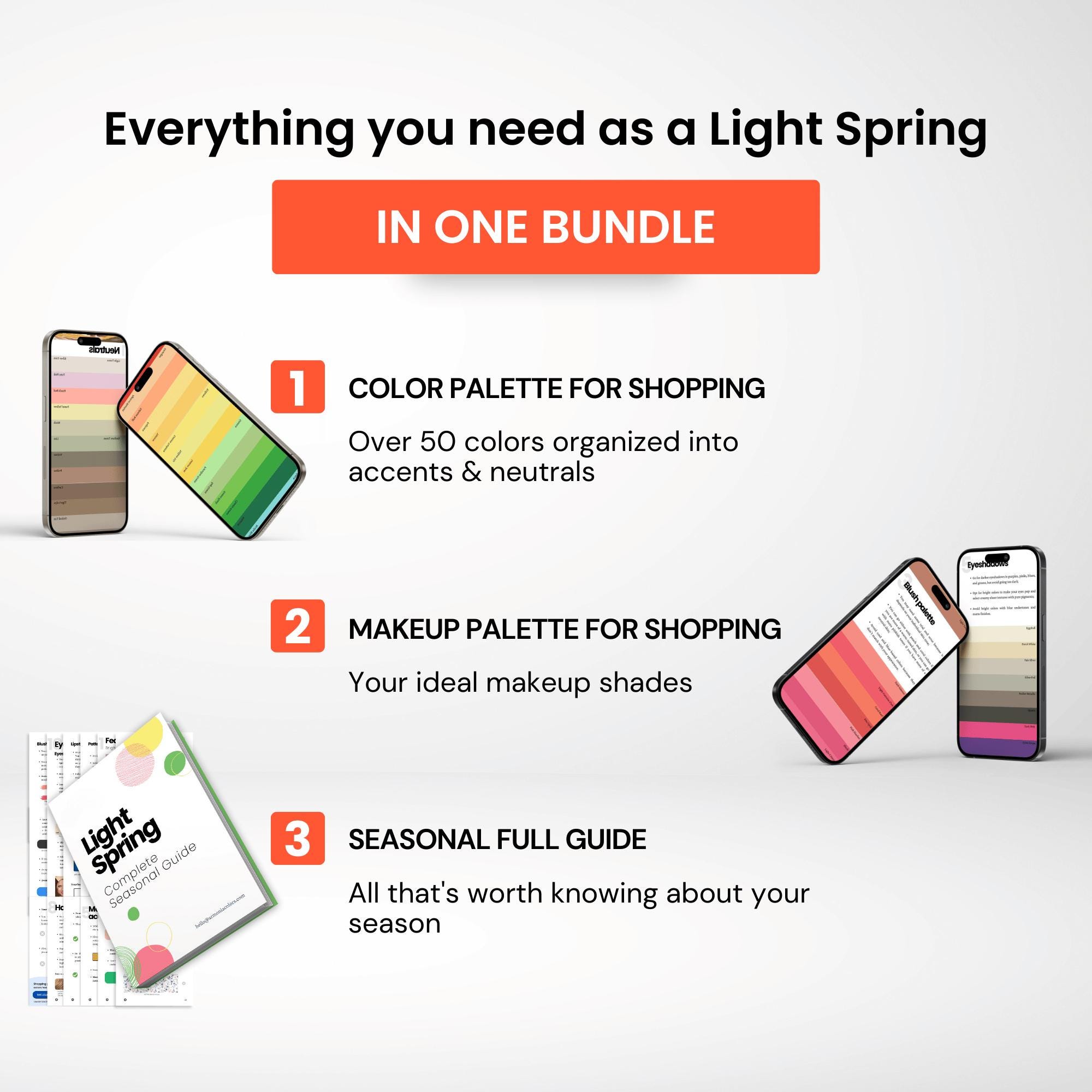 Light Spring Color Palette Super Bundle: Seasonal Style Guide - Etsy