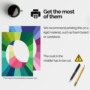 Seasonal Color Analysis Face Frames: DIY Color Palette (A4 PDF) - Etsy