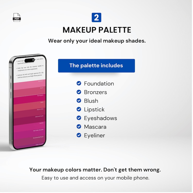 Bright Winter Color Palette Set | Includes Makeup + Full Seasonal Guide ...