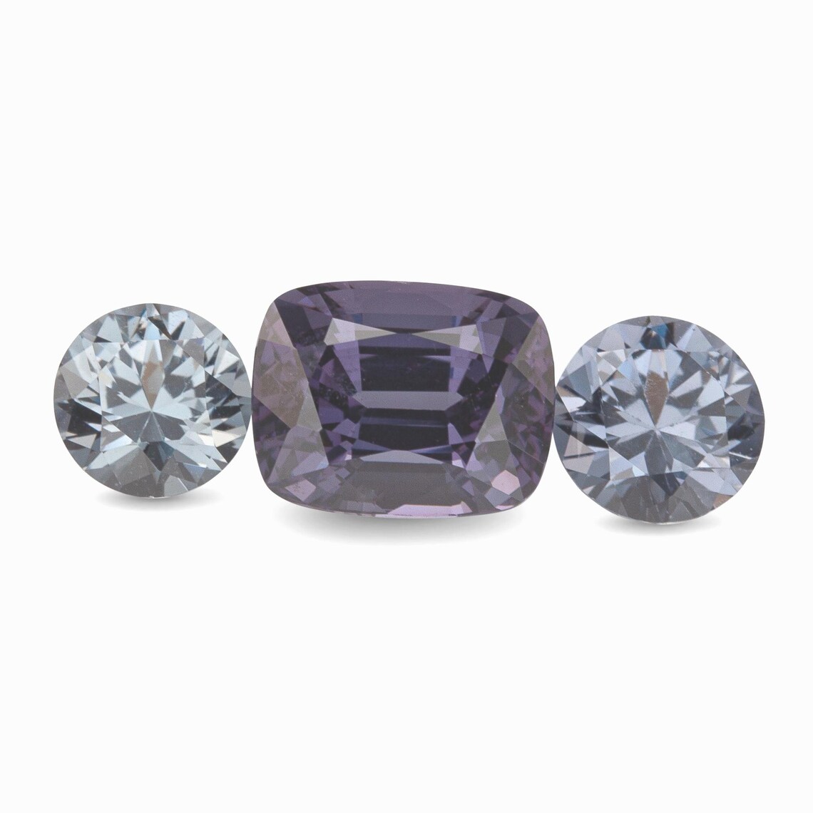 Readymade Set, Purple and Gray Spinels, 4.00 Cts. - Etsy