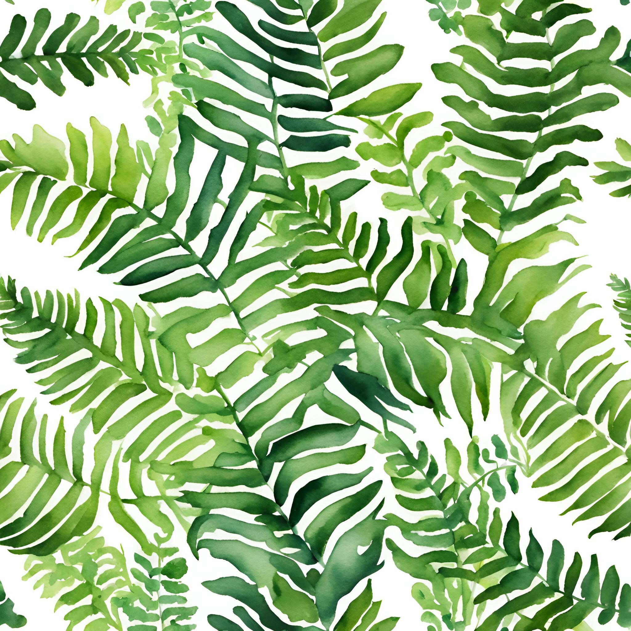 Ferns Digital Pattern Digital Paper Printable Pattern - Etsy