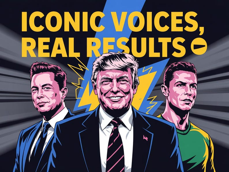 Celebrity Voice Over | Donald Trump, Elon Musk & Ronaldo Impression ...