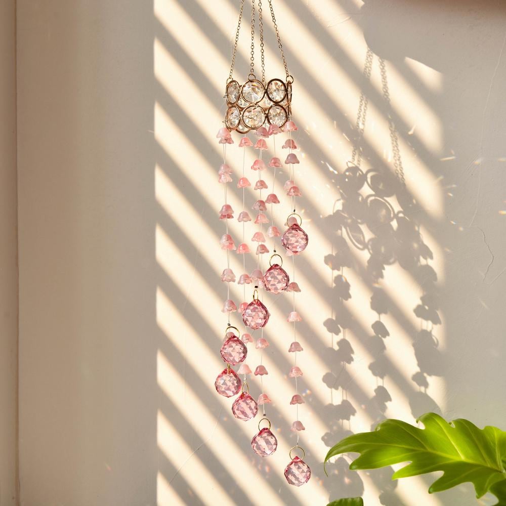 Tulip Suncatcher Crystal Wall Hanging, Spiral Lightcatcher, Rainbow ...