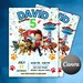 Paw Petrol Theme Birthday Invitation, Editable Birthday Invitations ...