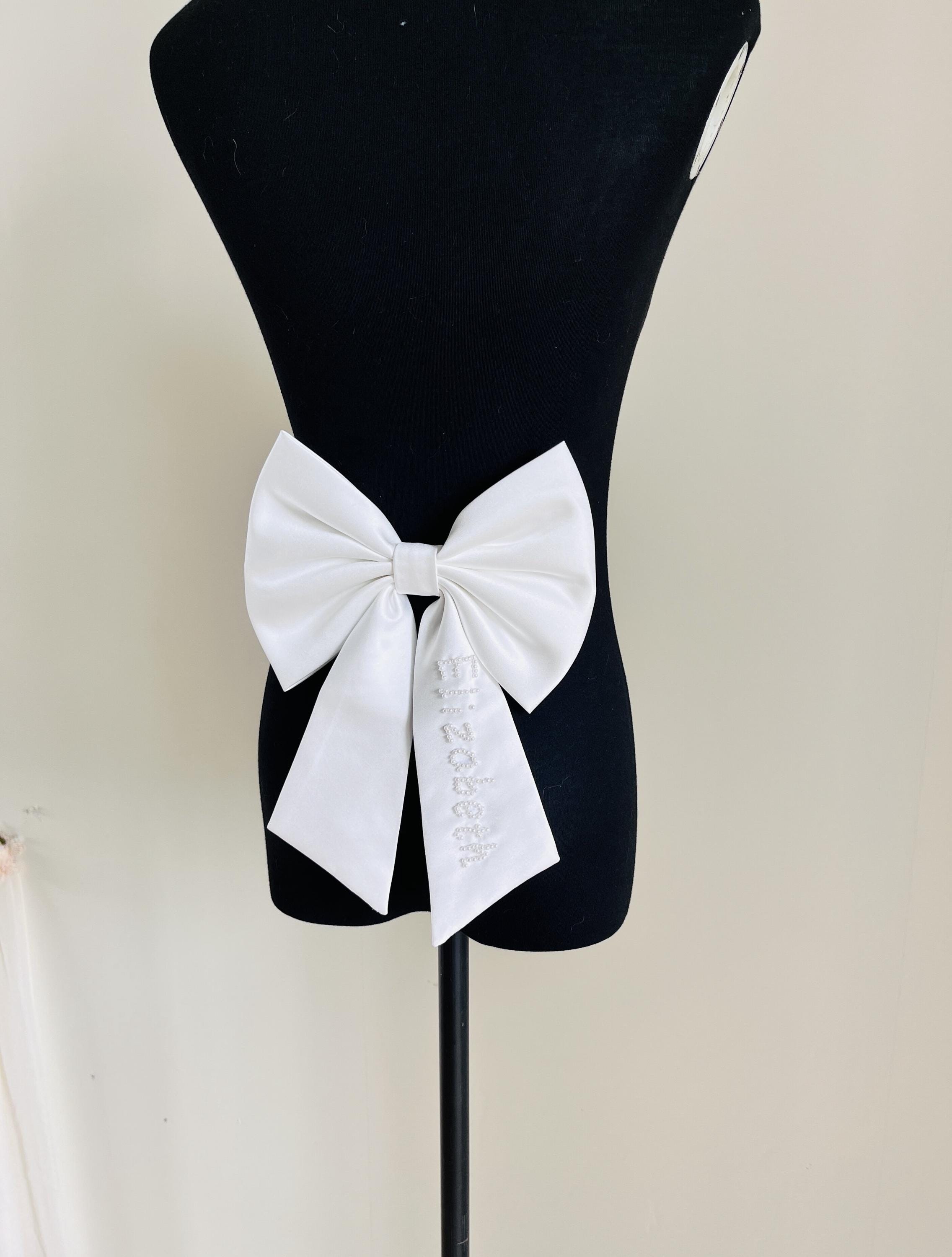 Personalized Bows, Skirt and Dress Bows, Rite of Passage Bow ...