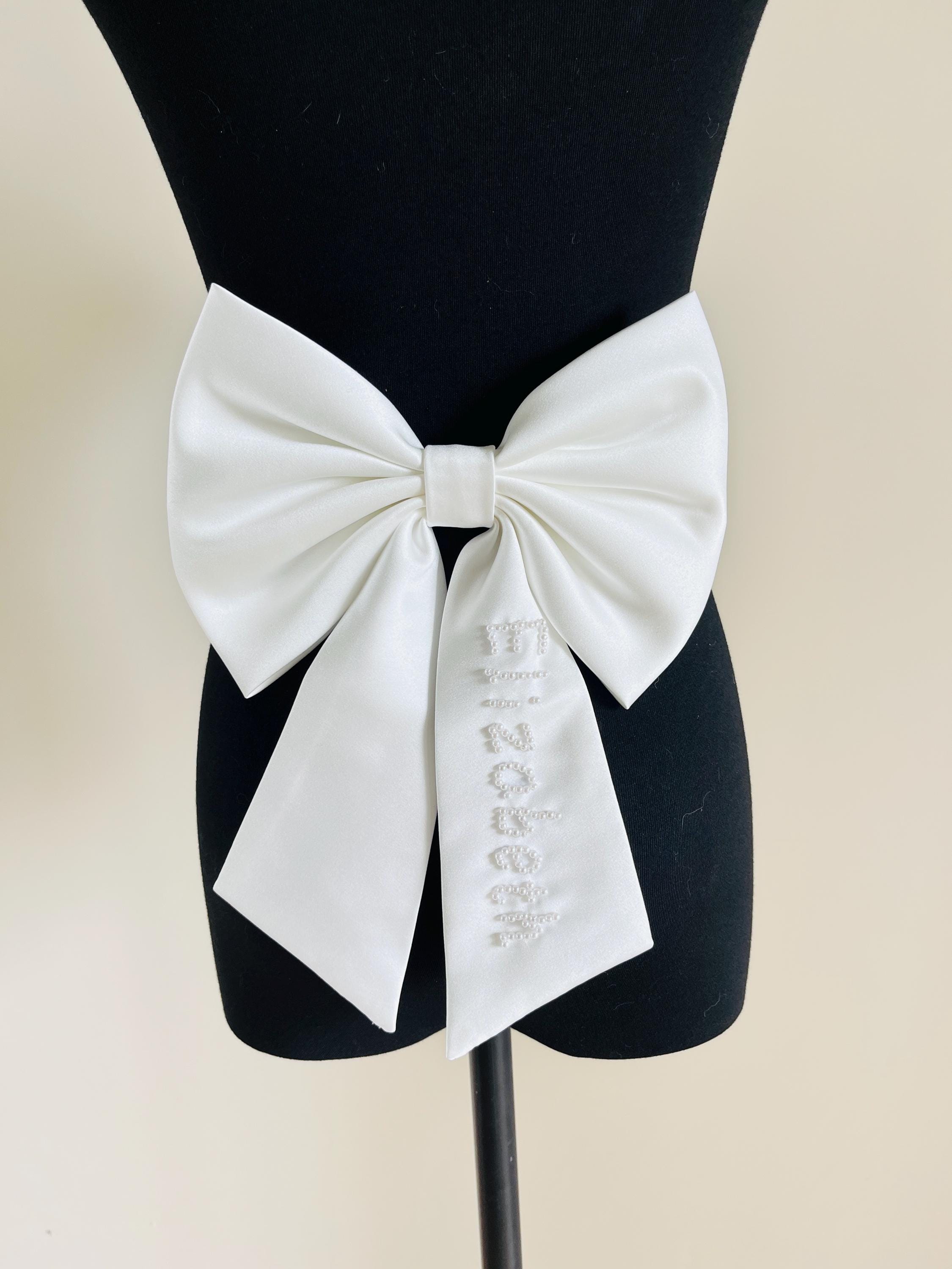Personalized Bows, Skirt and Dress Bows, Rite of Passage Bow ...