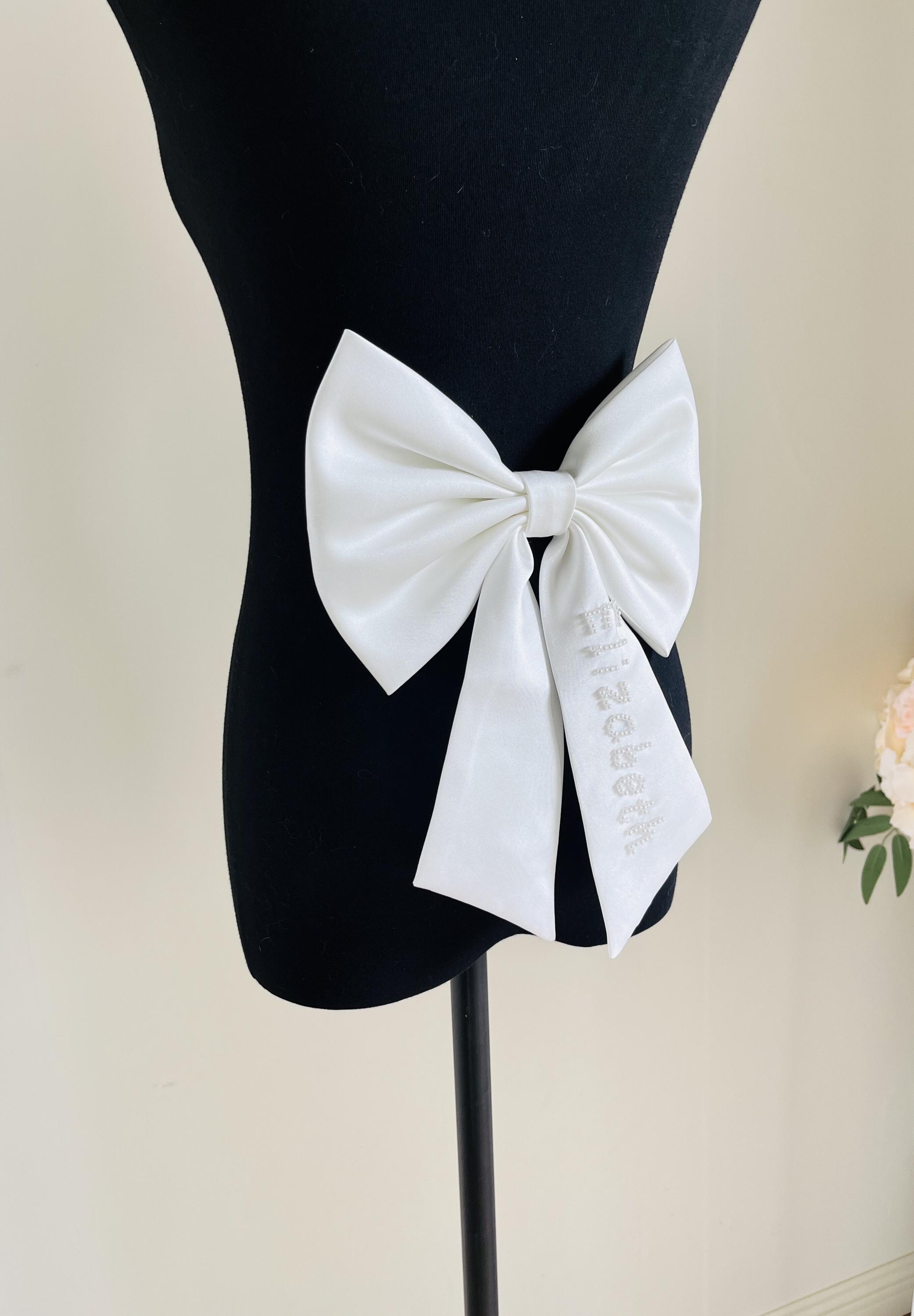 Personalized Bows, Skirt and Dress Bows, Rite of Passage Bow ...