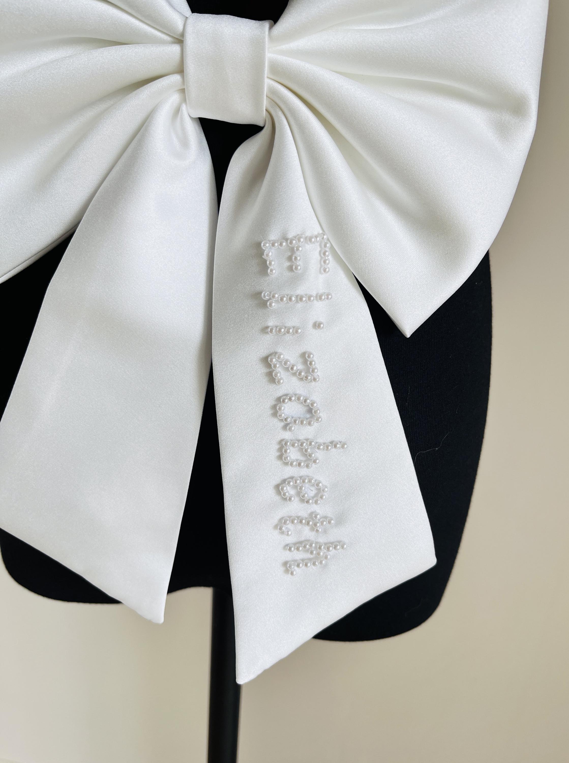 Personalized Bows, Skirt and Dress Bows, Rite of Passage Bow ...