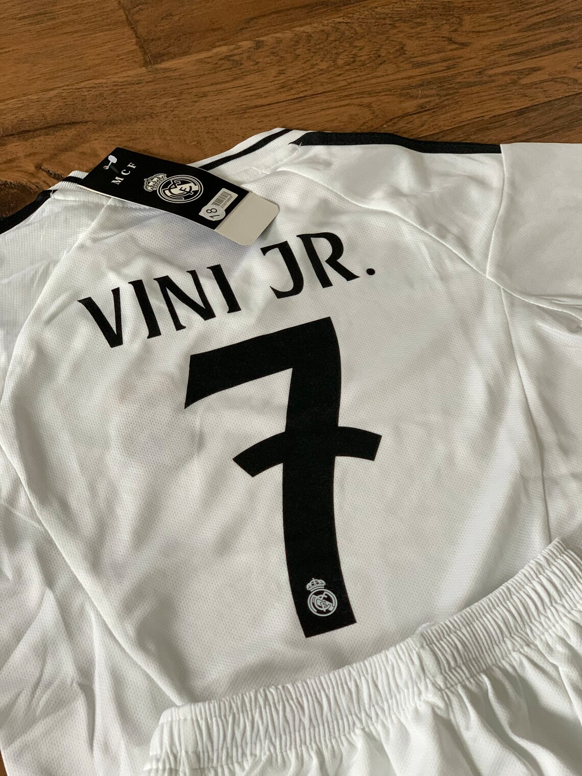 Vini Jr Youth Soccer Jersey Kids Set Toddler Futbol Kit 10 2 Piece Set ...