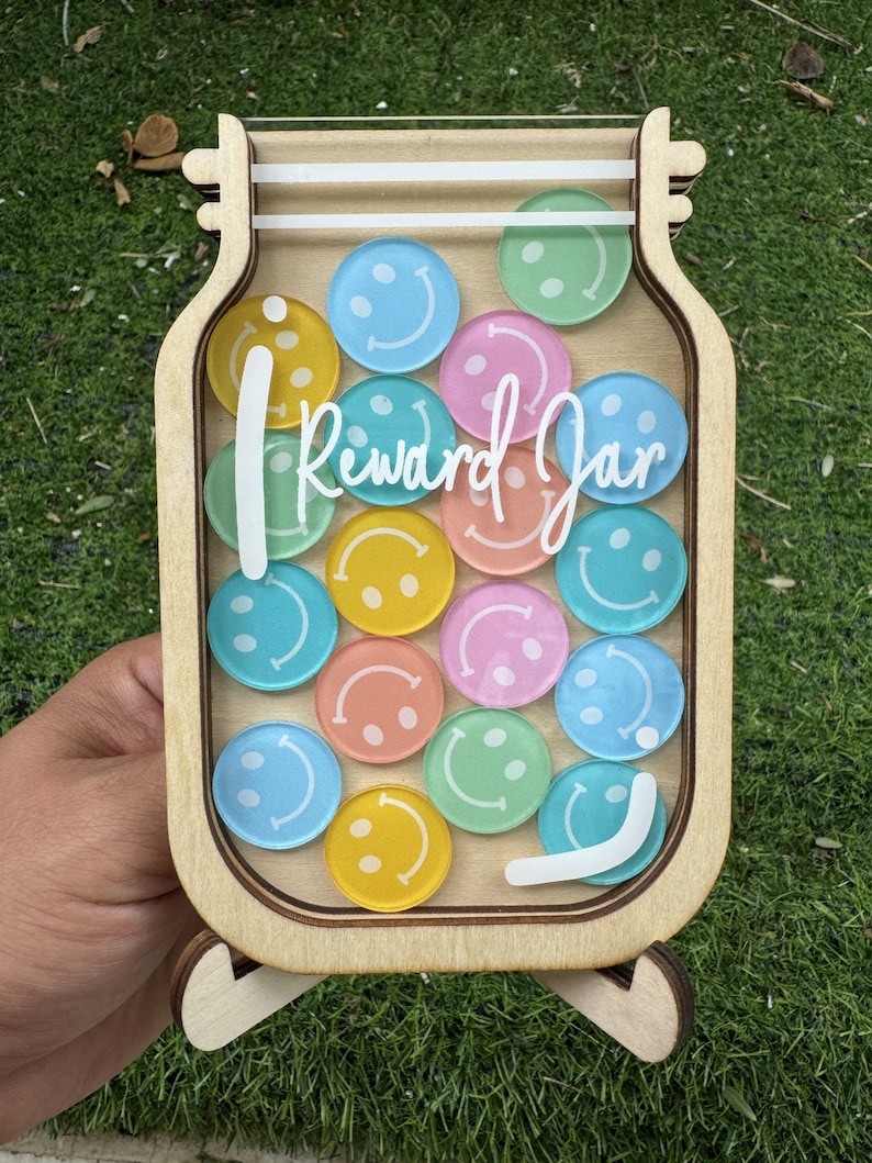 Smiley Face Reward Jar, Classroom Decoration, Smile Face Token, Teacher ...