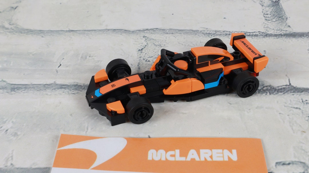 Custom Mclaren LEGO Formula 1 Race Car INSTRUCTIONS ONLY - Etsy Australia