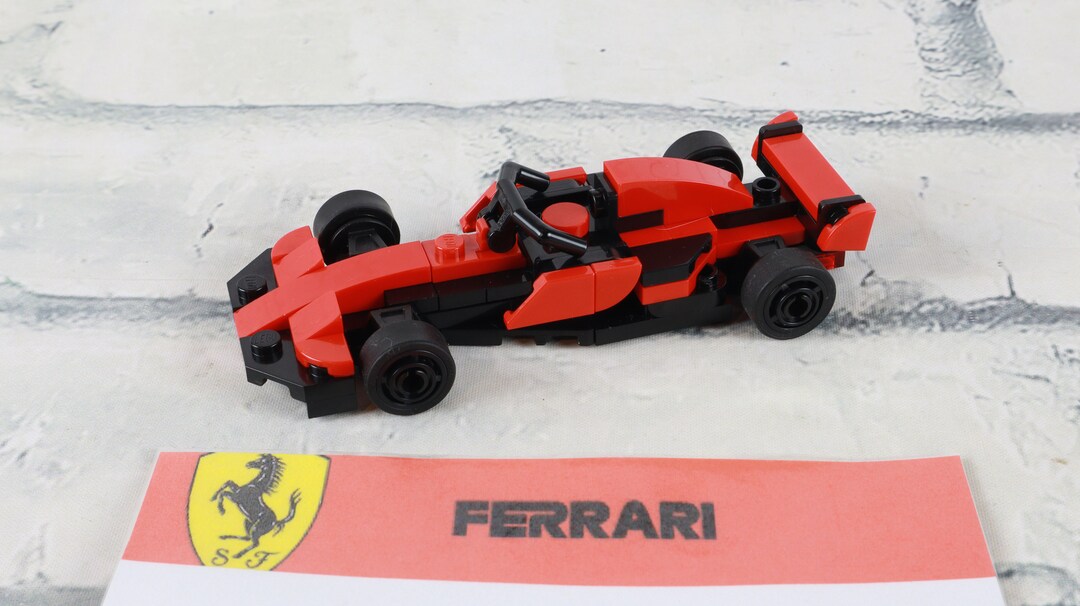 Custom Ferrari LEGO Formula 1 Race Car INSTRUCTIONS ONLY - Etsy