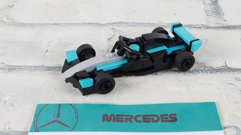 Custom Mercedes LEGO Formula 1 Race Car INSTRUCTIONS ONLY - Etsy