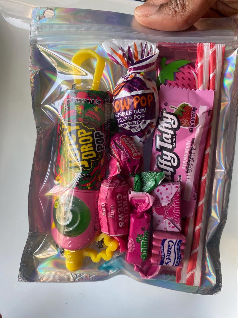 Party Favor Candy Filled Bags Goodie Bags Theme Pre-made PINK THEME - Etsy