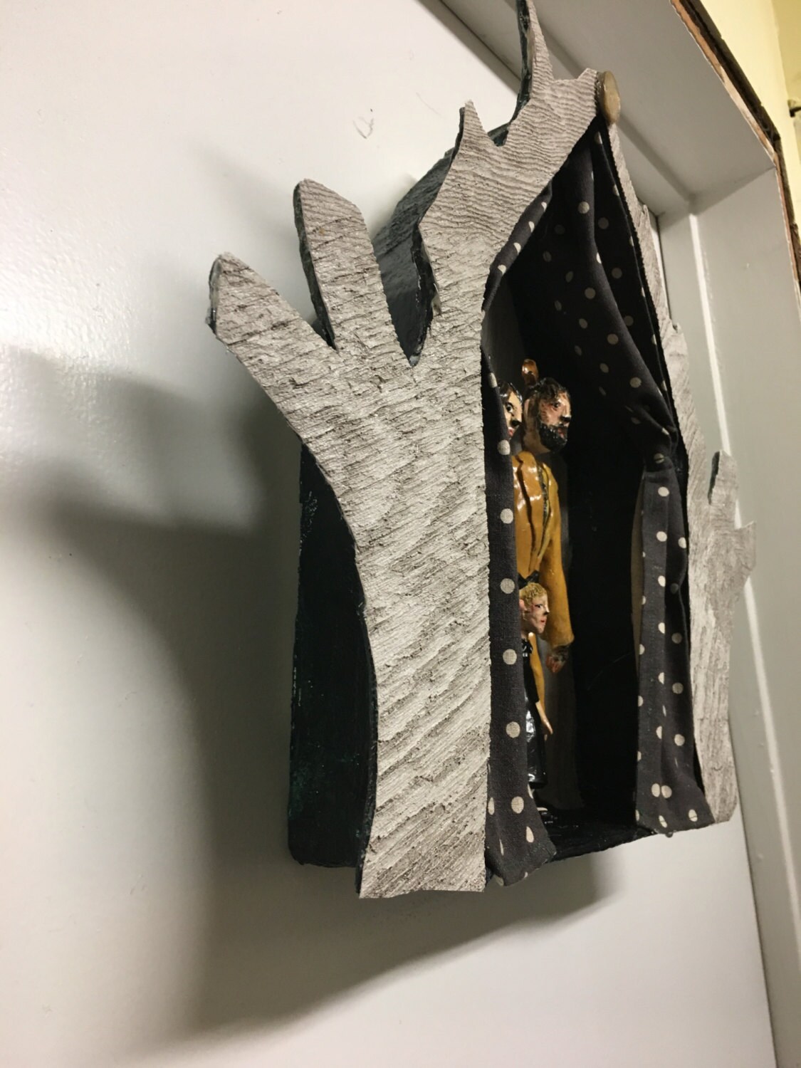 Family Portrait Diorama Clay Portrait Mixed Media 3D Retablo - Etsy