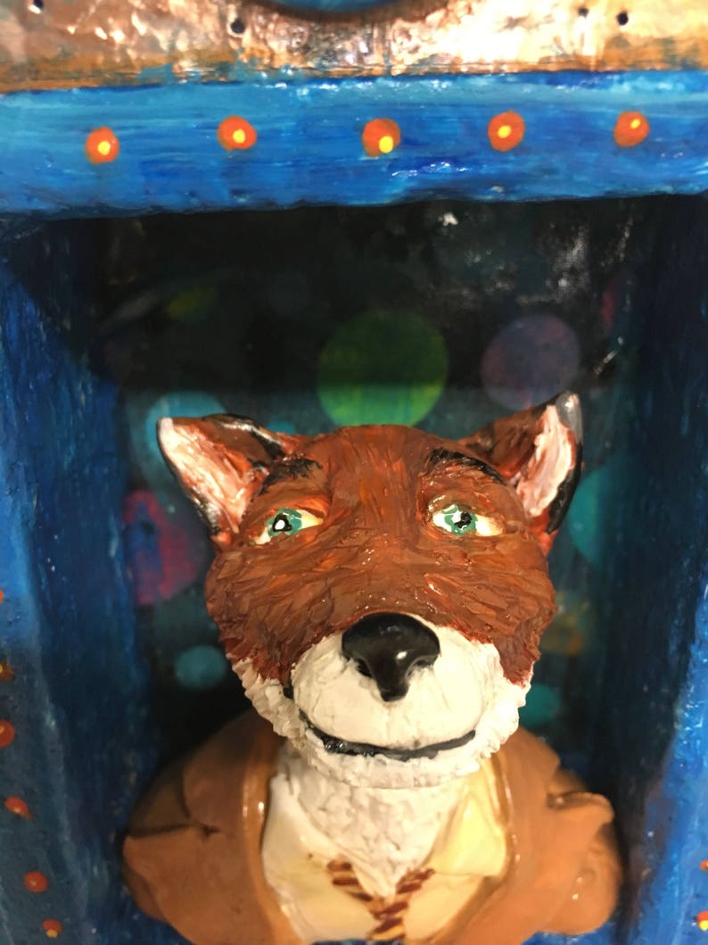 Fantastic Mr. Fox ,wes Anderson Diorama , Mixed Media, 3D ...