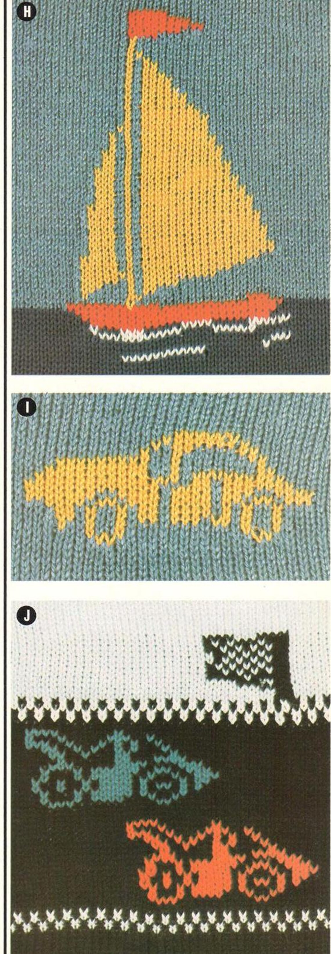 Nautical and Motif Charts for Machine Knitting Pattern PDF Instant ...