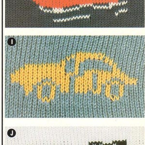 Nautical and Motif Charts for Machine Knitting Pattern - PDF Instant ...