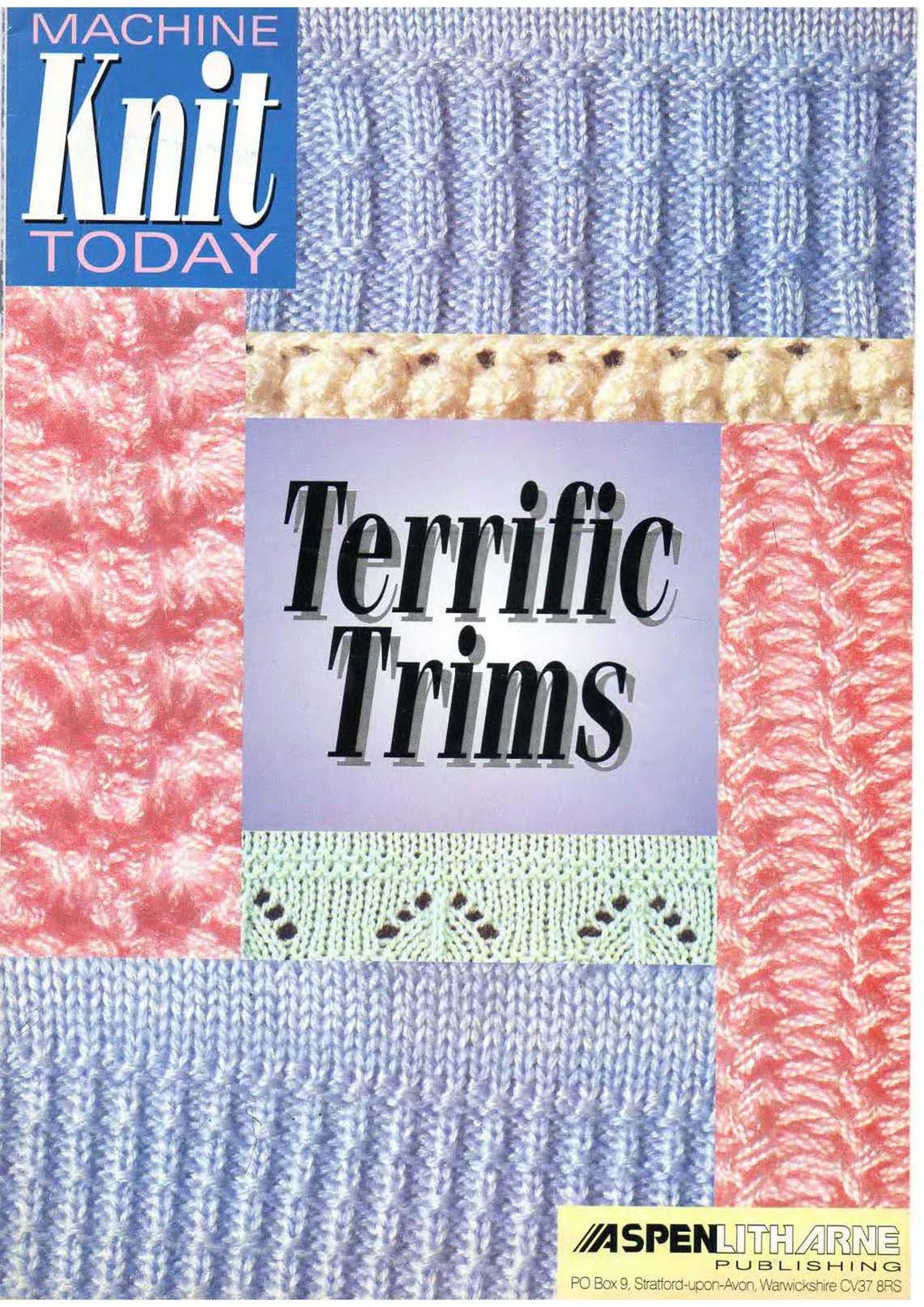PDF Magazine "machine Knit Today - Terrific Trims" Vintage 90s Knitting ...