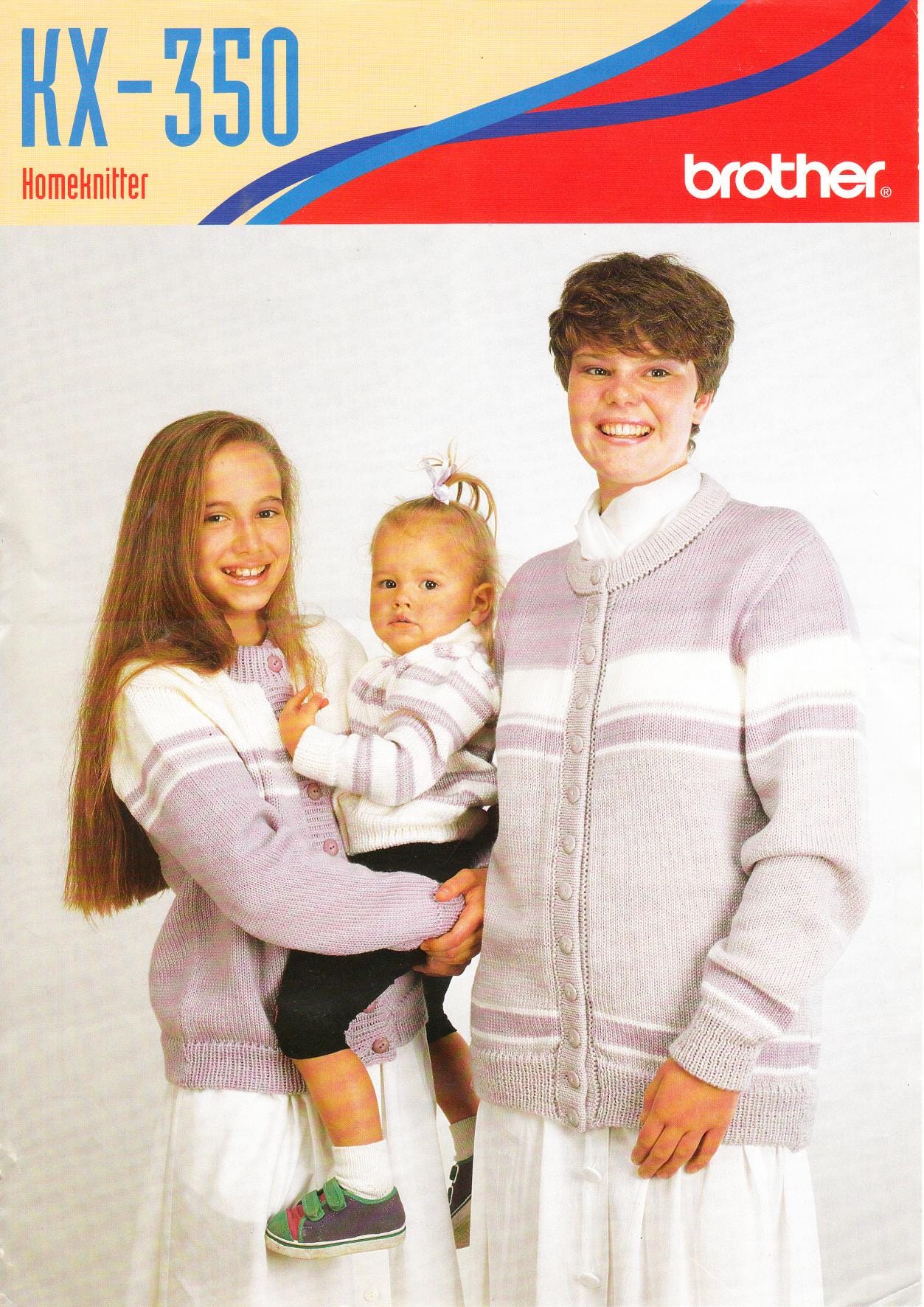 PDF Machine Knitting Pattern Book for 7 Mm Gauge – Brother KX-350 ...