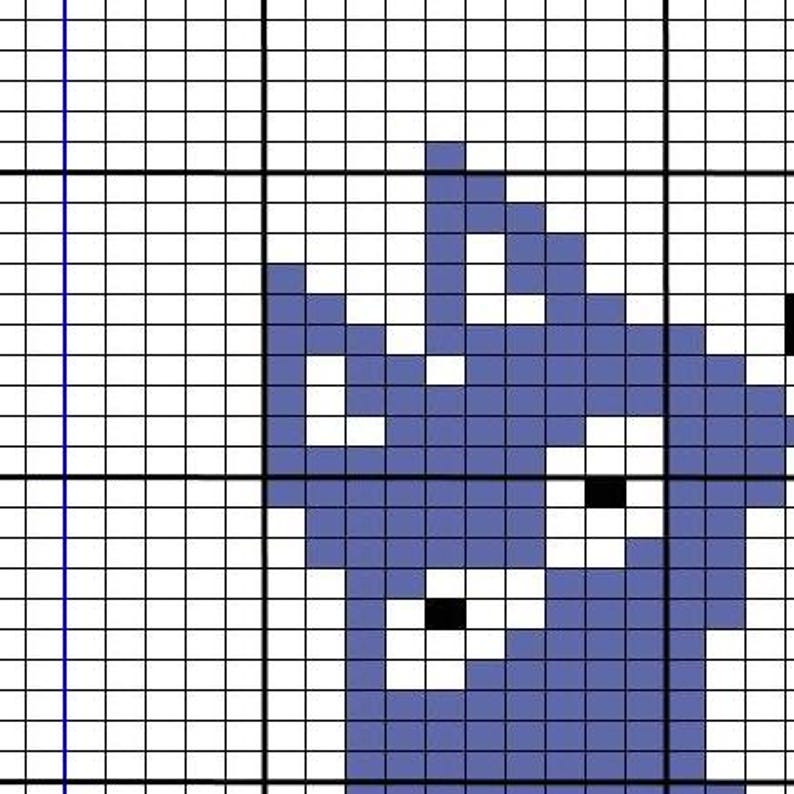 Fun Cat Intarsia Chart - 45 Stitches X 60 Rows - Digital Download ...