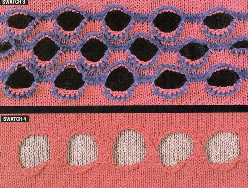 Masterclass "slits & Slots" for Machine Knitting - 5 Swatches How to ...