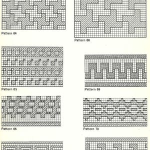120 Stitch Patterns and Charts for Passap Duomatic Knitting Machine - PDF Format Book - 40 Pages ...