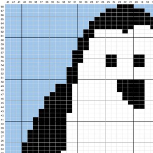 Christmas Penguin Knit Chart, Knitting Pattern for hand & machine ...