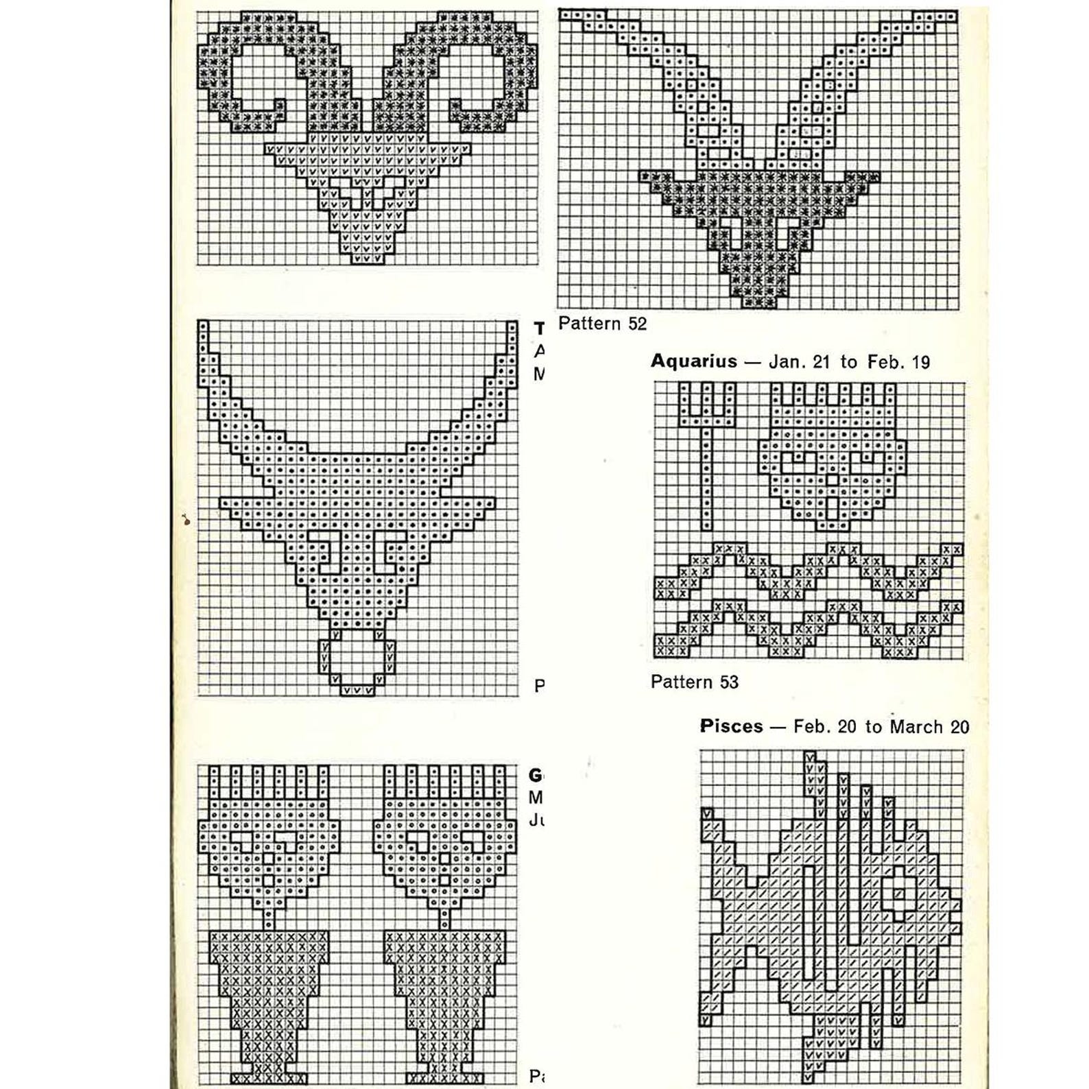 120 Stitch Patterns and Charts for Passap Duomatic Knitting Machine ...