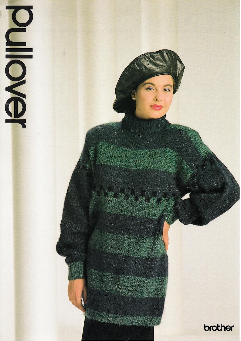 PDF Machine Knitting Pattern Book for 7 Mm Gauge – Brother KX-350 ...