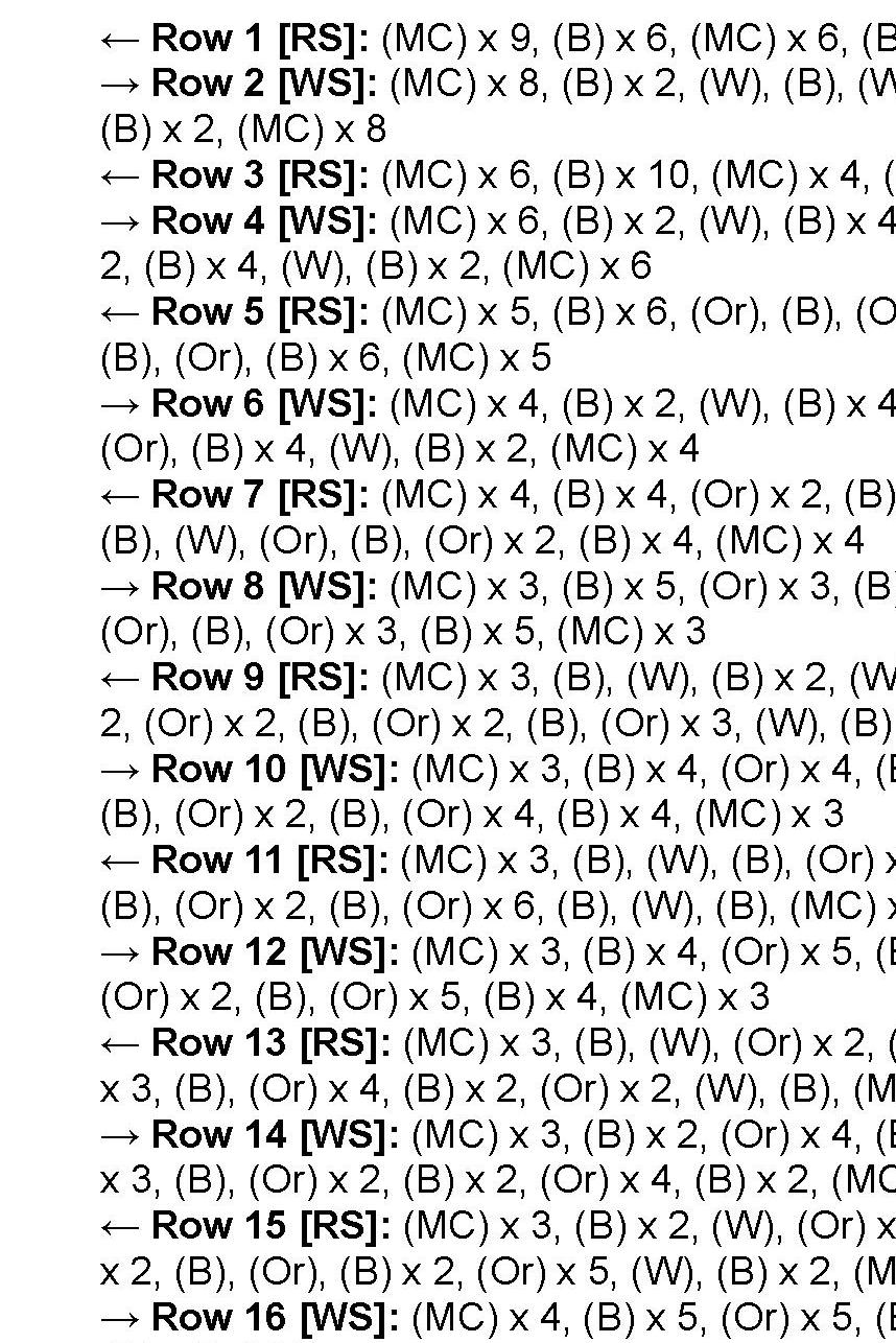Monarch Butterfly Knitting Chart - PDF Pattern for Machine & Hand ...