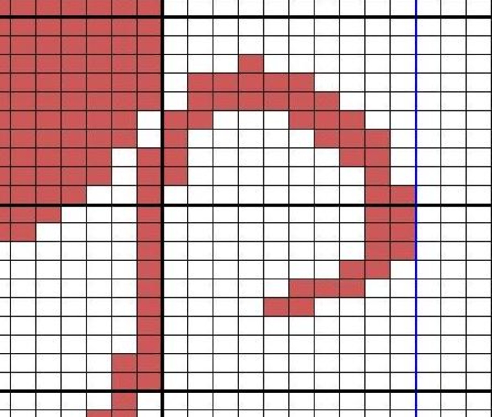 Fun Cat Intarsia Chart - 40 Stitches X 50 Rows - Digital Download ...