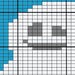 Friendly Spooky Ghost Motif Chart for Knitting, Crochet, Cross Stitch ...