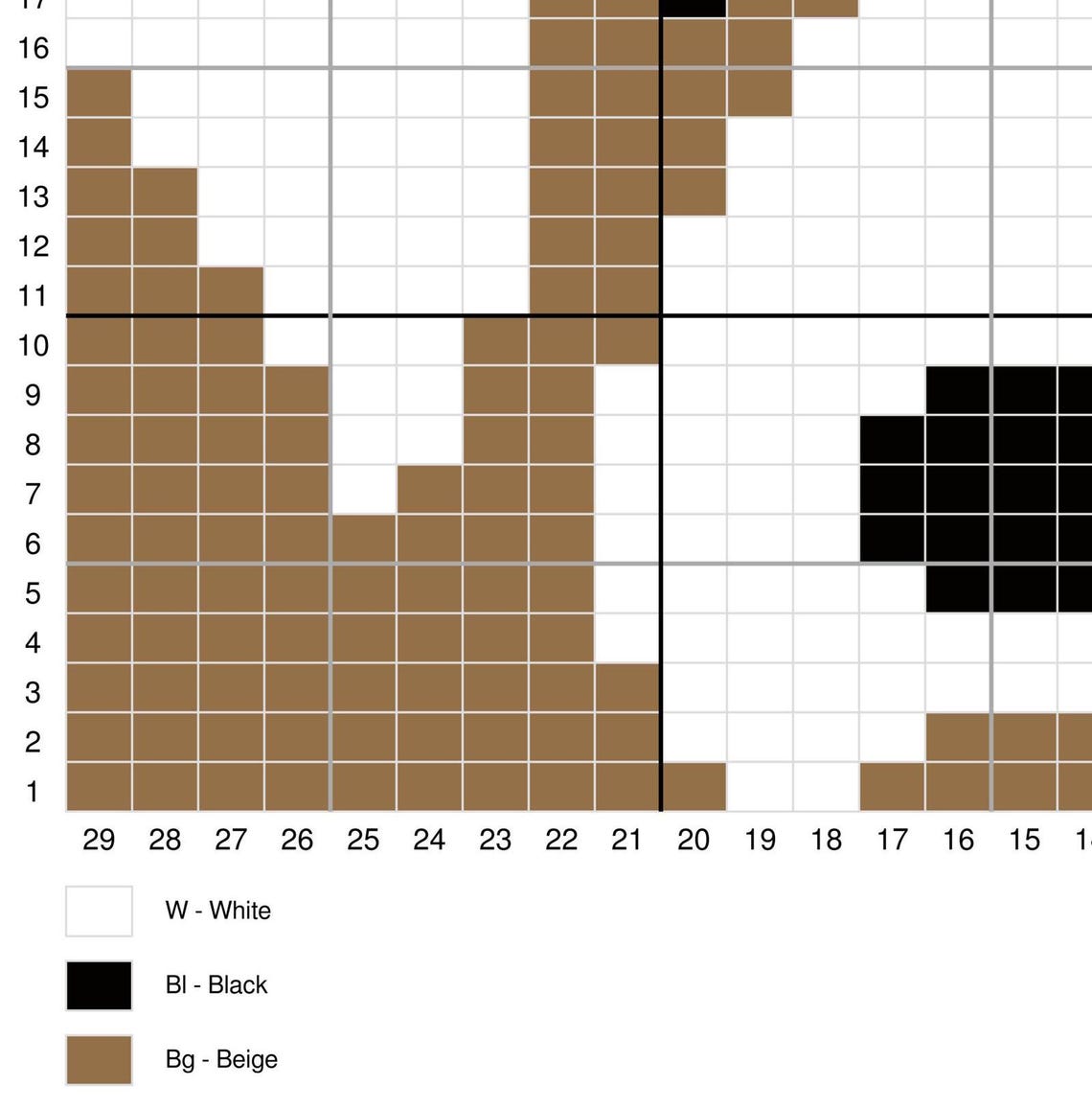 Beagle Dog Face Knitting Chart - PDF Pattern for Machine & Hand ...