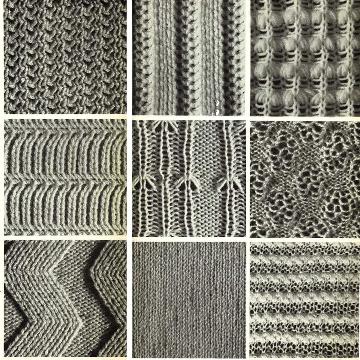 120 Stitch Patterns and Charts for Passap Duomatic Knitting Machine ...