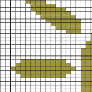 Fun Sun Intarsia Chart - 60 Stitches X 70 Rows - Hand and Machine ...