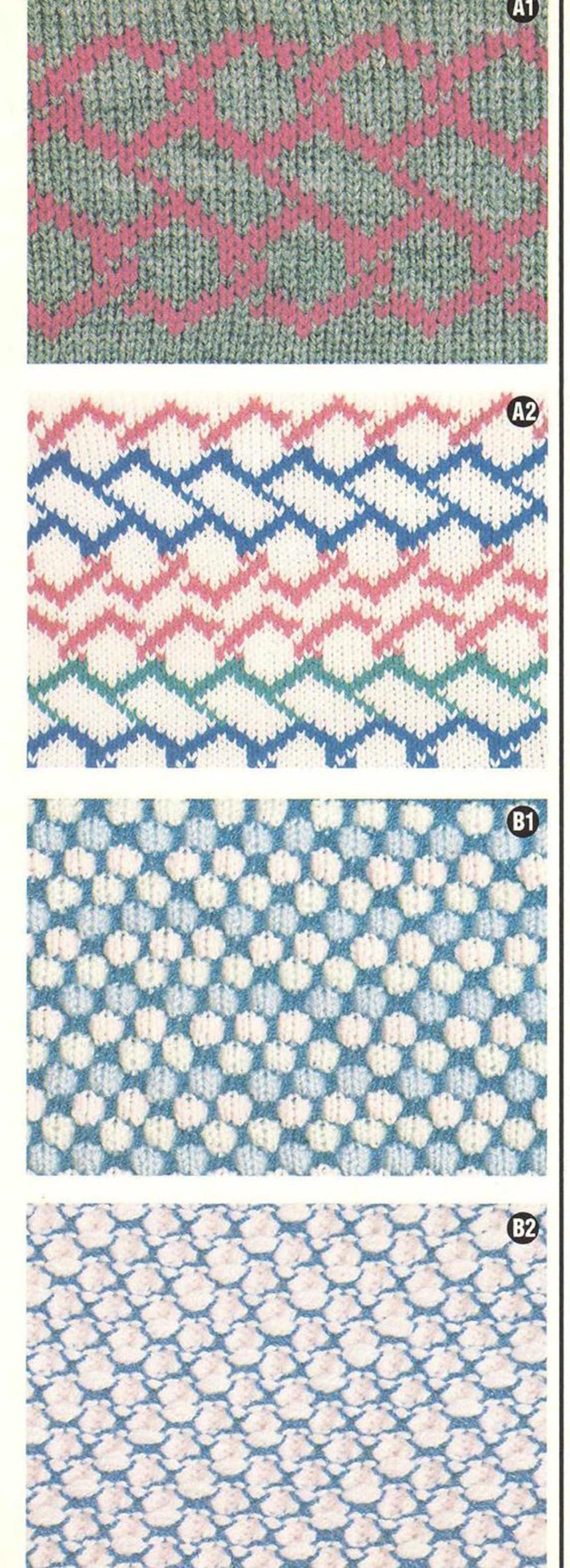 14 Fair Isle Charts for Machine Knitting Pattern - PDF Instant Download ...