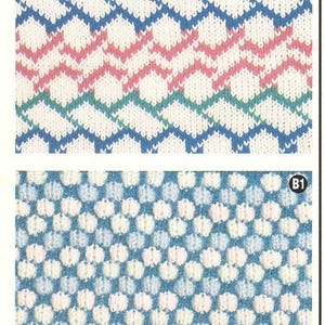 14 Fair Isle Charts for Machine Knitting Pattern - PDF Instant Download ...