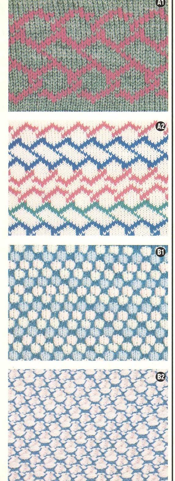 14 Fair Isle Charts for Machine Knitting Pattern - PDF Instant Download ...