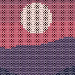 Summer Sunset Knitting Chart – PDF Diagram and Written Instructions ...
