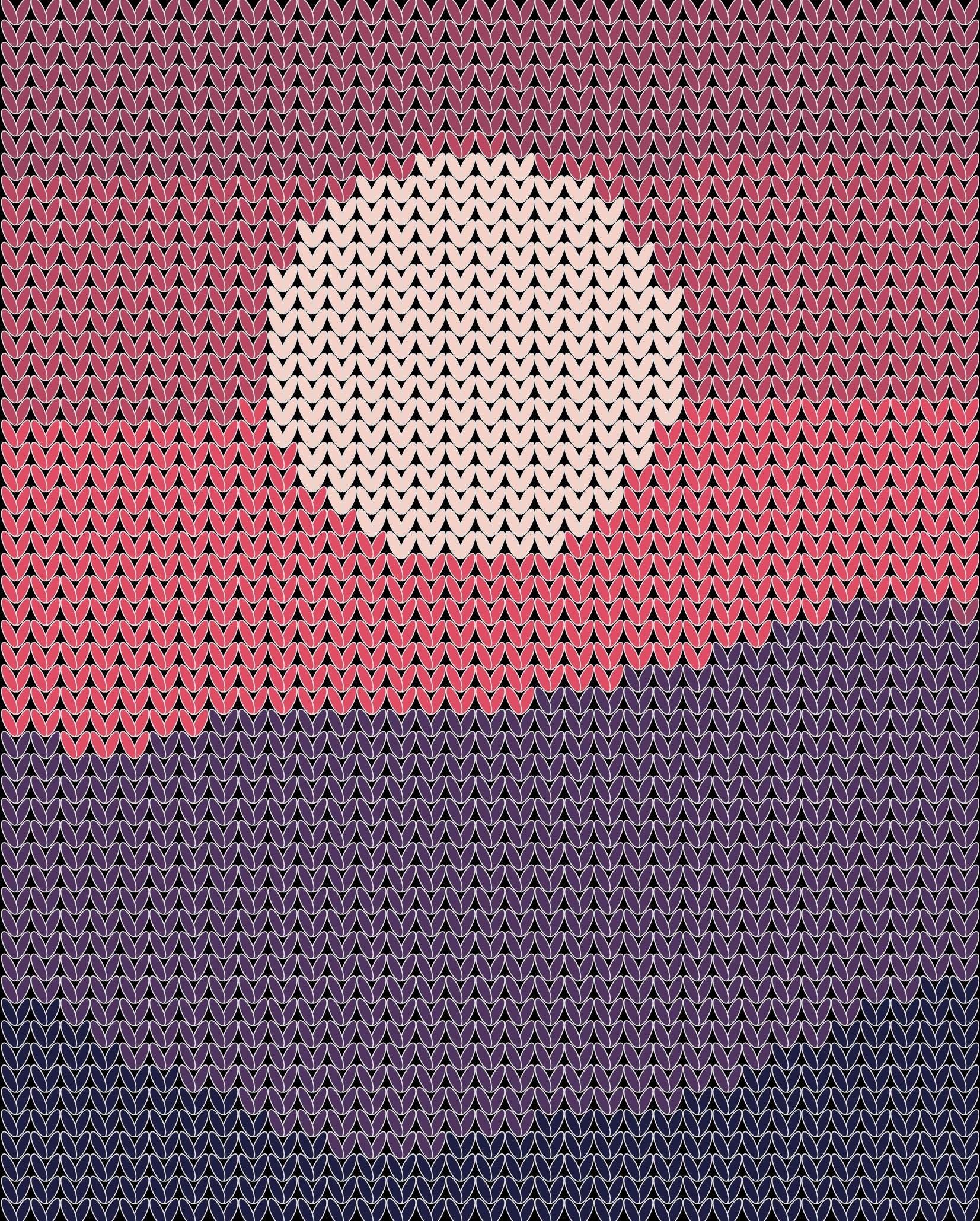 Summer Sunset Knitting Chart – PDF Diagram and Written Instructions ...