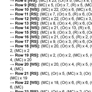 Angelfish Knitting Chart - PDF Pattern for Machine & Hand Knitting, Intarsia, Duplicate Stitch ...