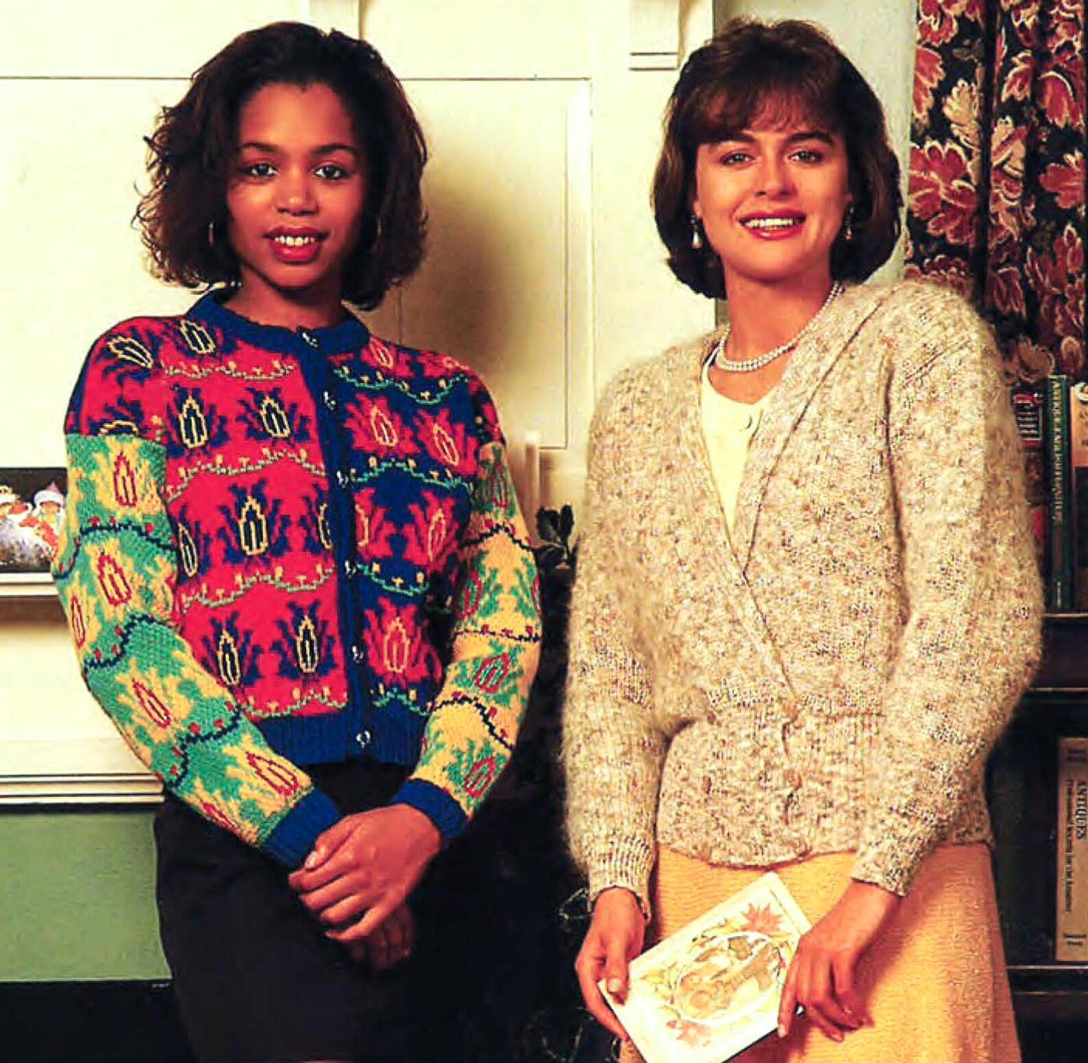 Passap Machines PDF Knitting Pattern Womens Jacket Jacquard & Tweed V ...