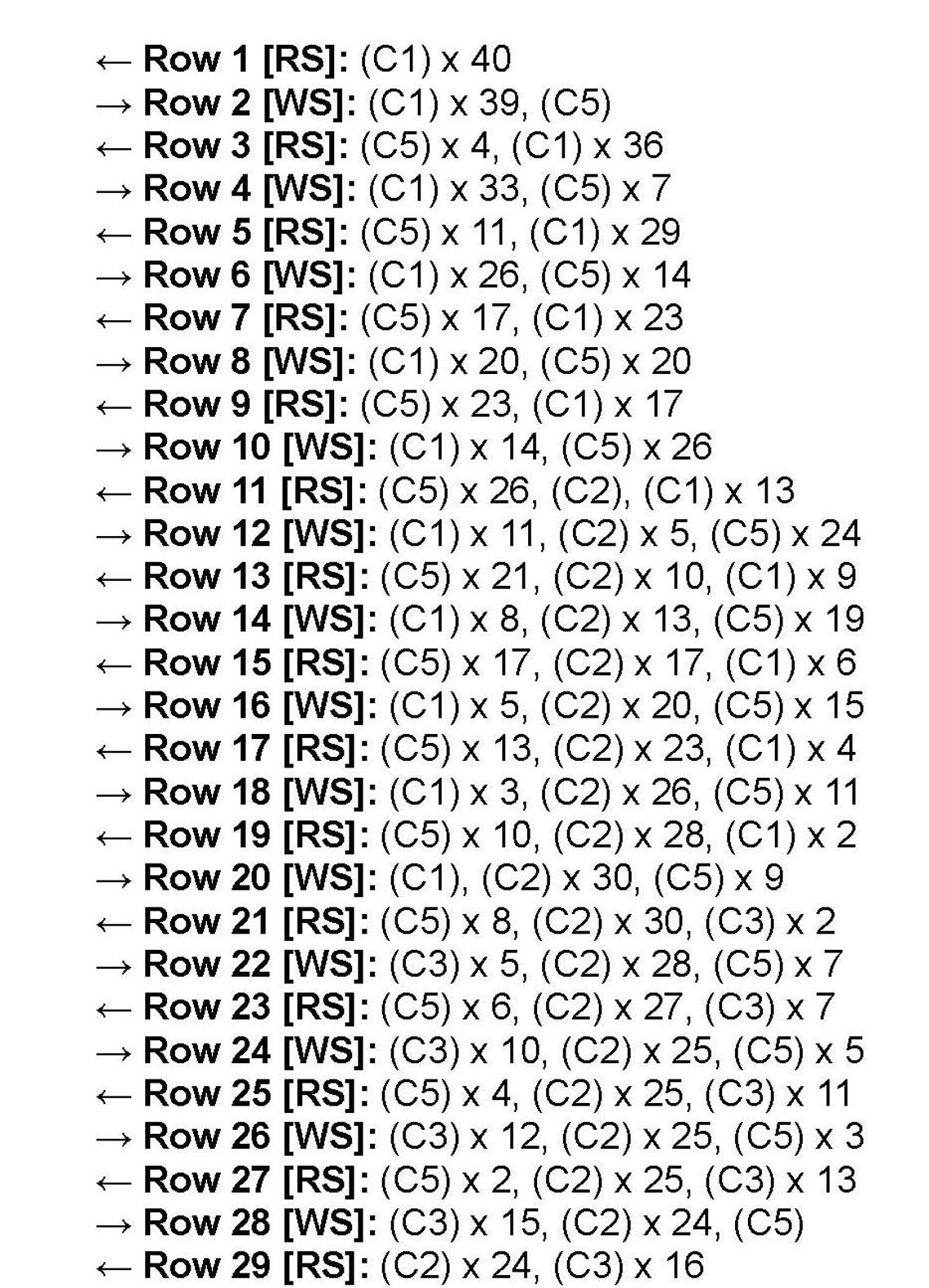 Mountain Sunset Knitting Chart - Easy to Follow PDF Pattern for ...