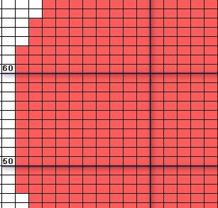 Heart Motif Chart for Machine and Hand Knitting, Crocheting, Cross ...