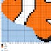 Clownfish Knitting Chart – PDF Pattern for Machine & Hand Knitting for Sweaters, Pullovers, Tote ...